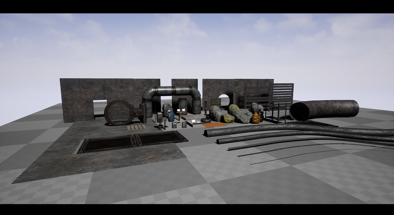 ArtStation - Modular Sewer Pack Survival - Unreal Engine | Resources