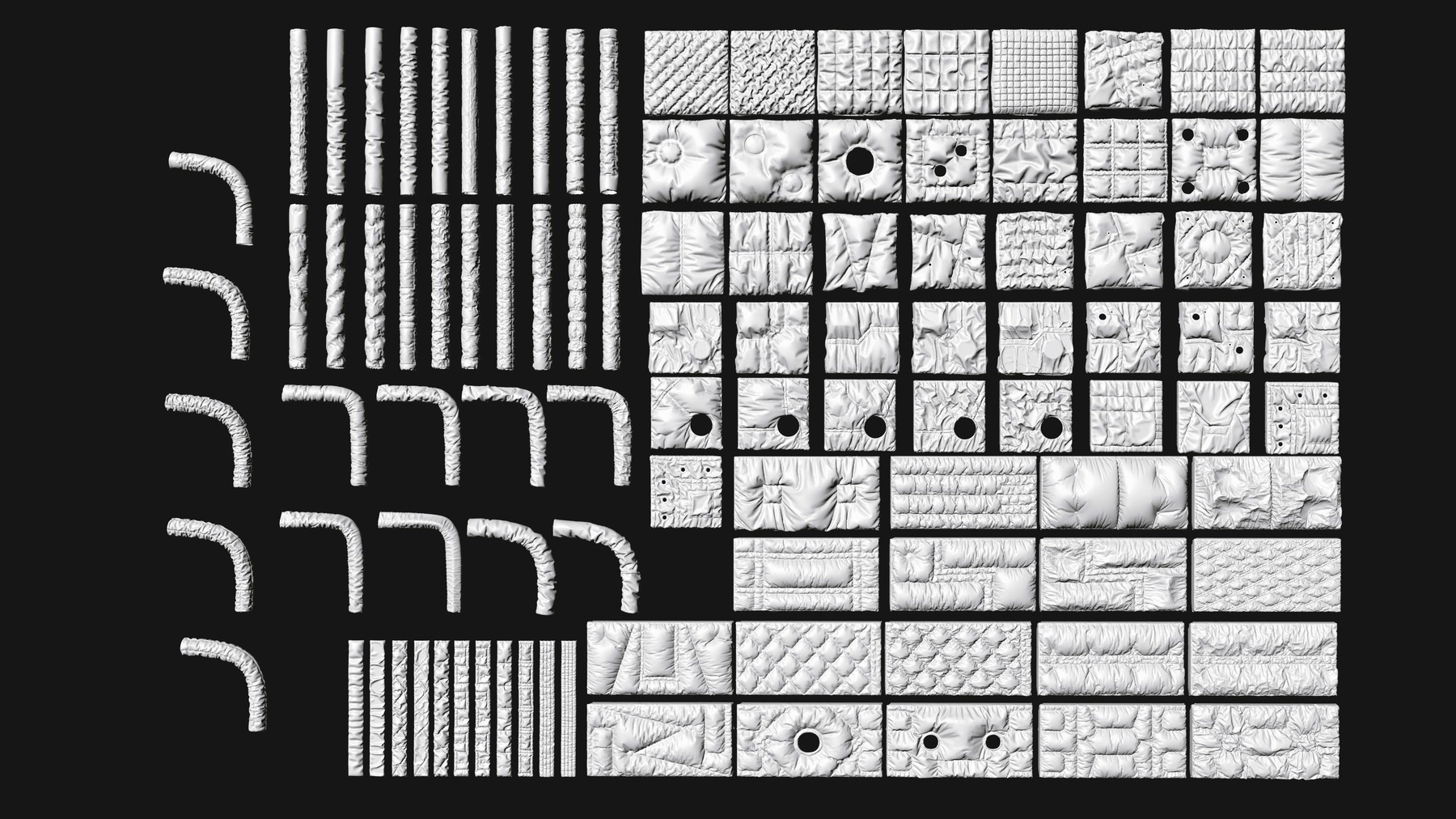 ArtStation - Soft kitbash set vol.1 | Resources