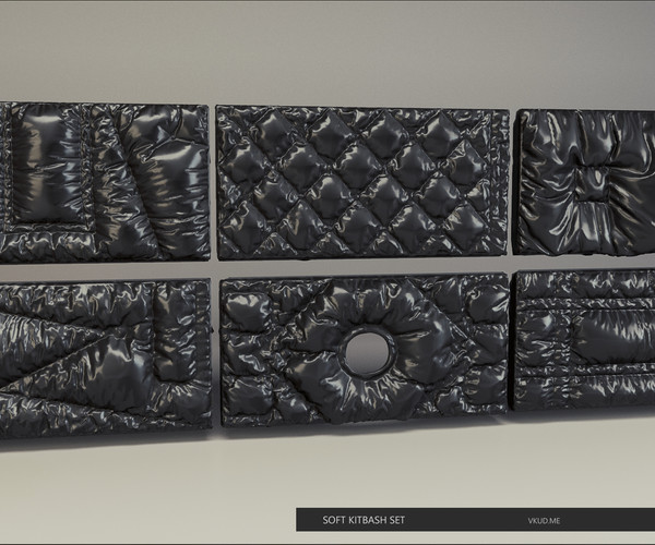 ArtStation - Soft kitbash set vol.1 | Resources