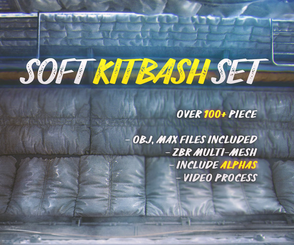ArtStation - Soft kitbash set vol.1 | Resources