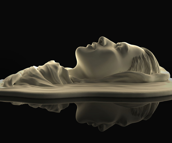 ArtStation - 'Drowning' 3D Printable Sculpture | Resources