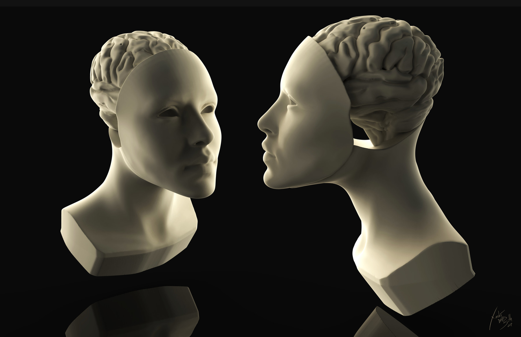 ArtStation - Complete 3D Printable Sculpture Set | Resources