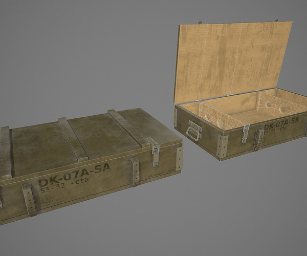ArtStation - Crate Low Poly Game Ready | Resources