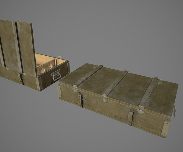 ArtStation - Crate Low Poly Game Ready | Resources
