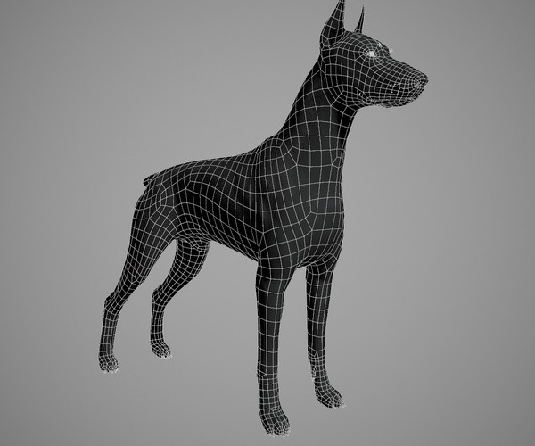 ArtStation - Doberman Game-Ready | Game Assets