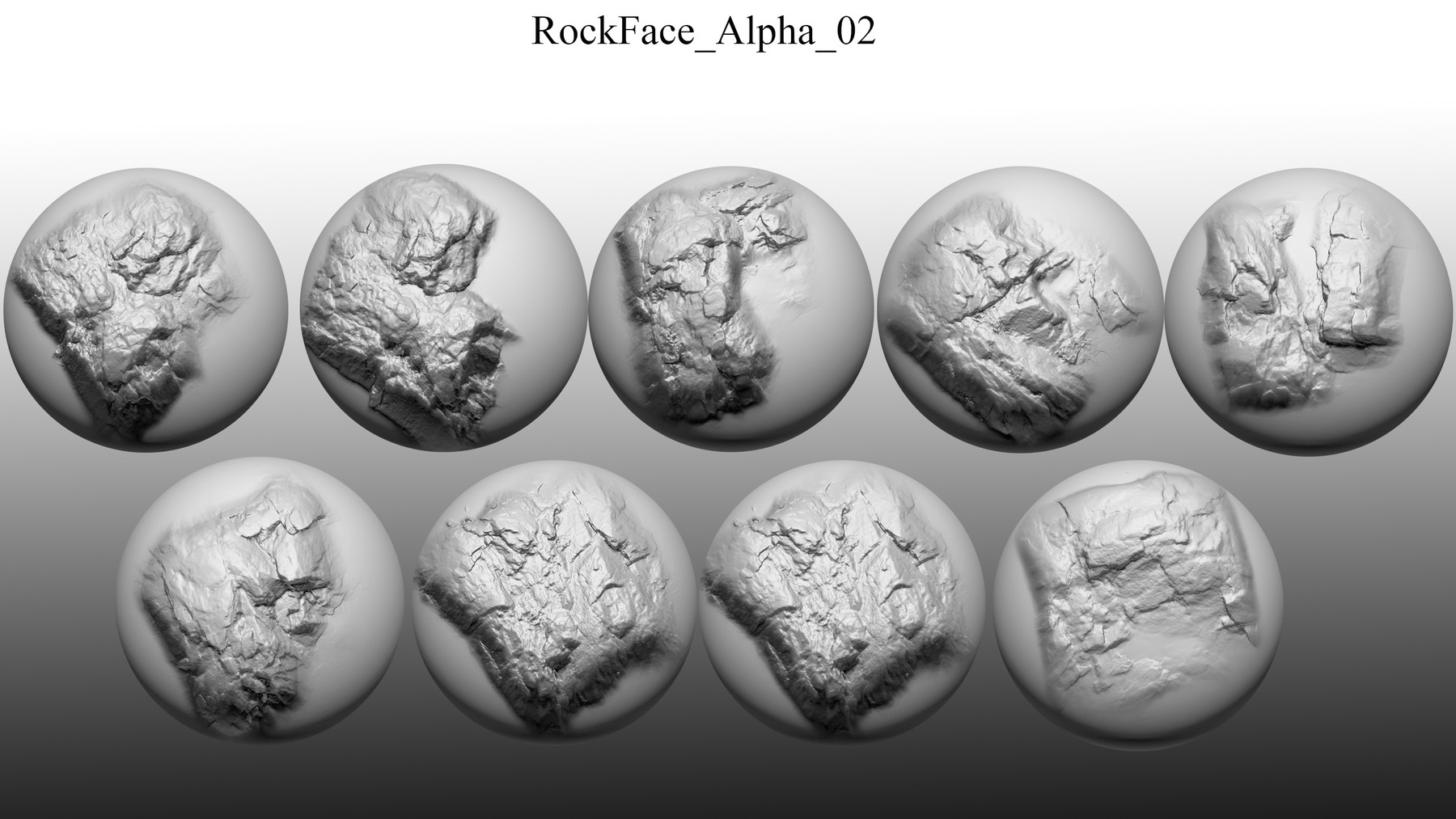 ArtStation - Rock Alpha Pack | Brushes