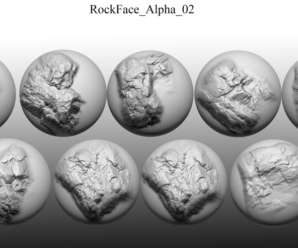 ArtStation - Rock Alpha Pack | Brushes