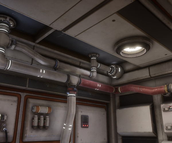 ArtStation - Sci Fi Interior Prop Pack 1 | Game Assets