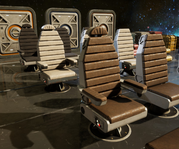 ArtStation - Sci Fi Interior Prop Pack 1 | Game Assets