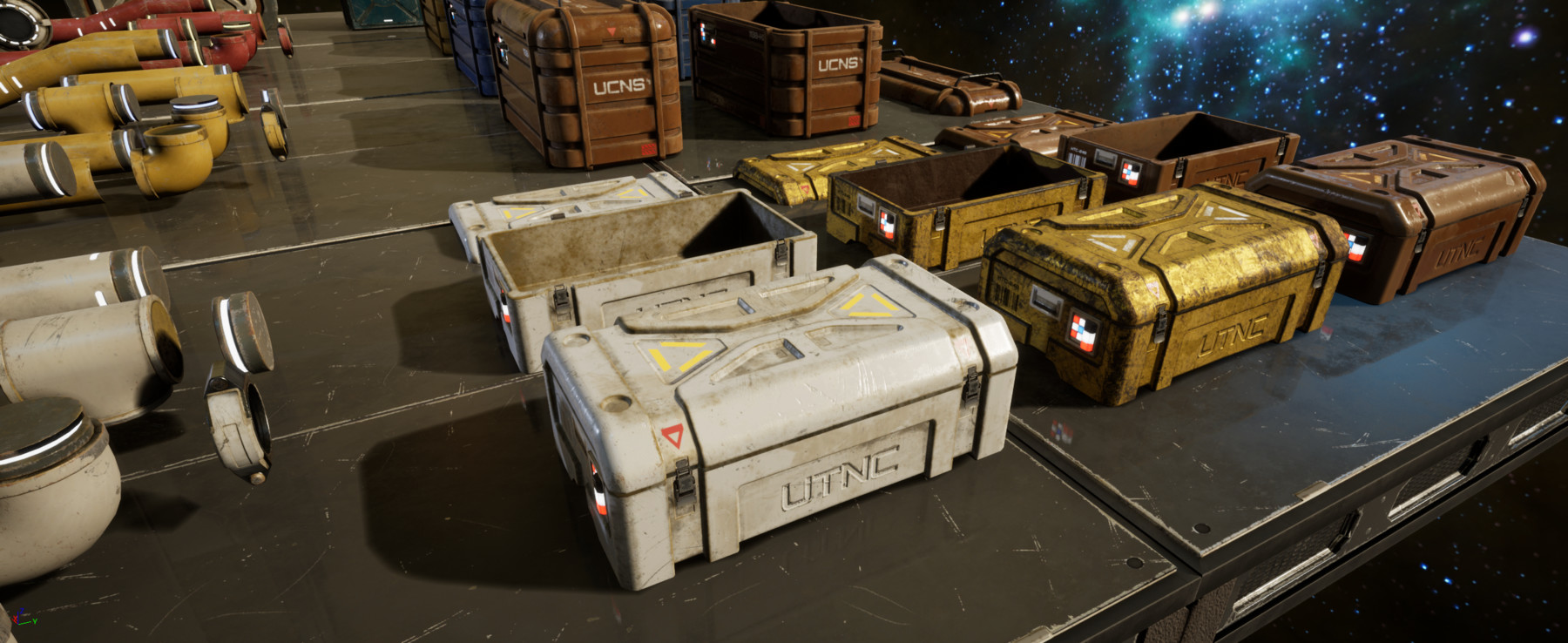 ArtStation - Sci Fi Interior Prop Pack 1 | Game Assets