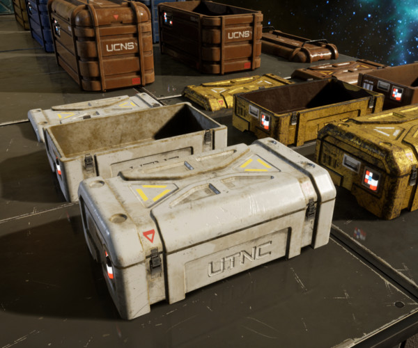 ArtStation - Sci Fi Interior Prop Pack 1 | Game Assets