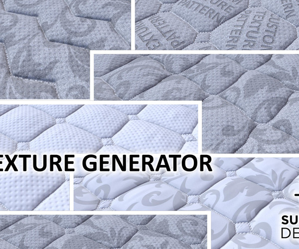 ArtStation - Bed Texture Generator - Substance | Game Assets