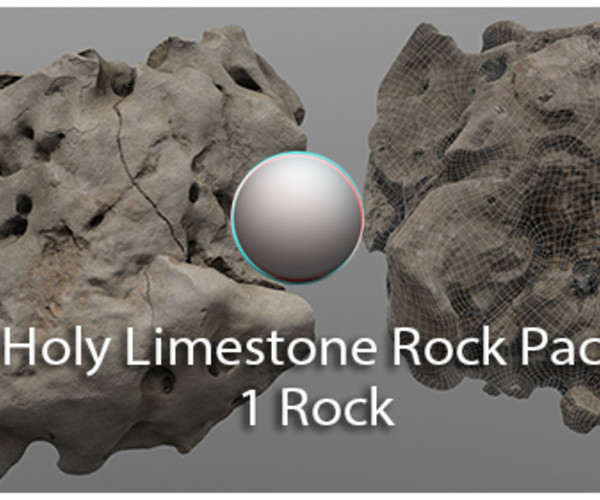 ArtStation - Holy Limestone Rock Scan 5 | Game Assets