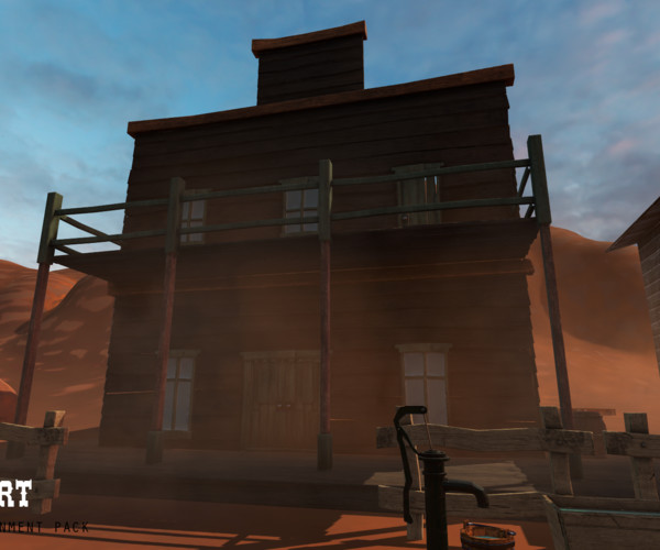 ArtStation - The Fort, A Wild West Environment Pack for the Unity ...