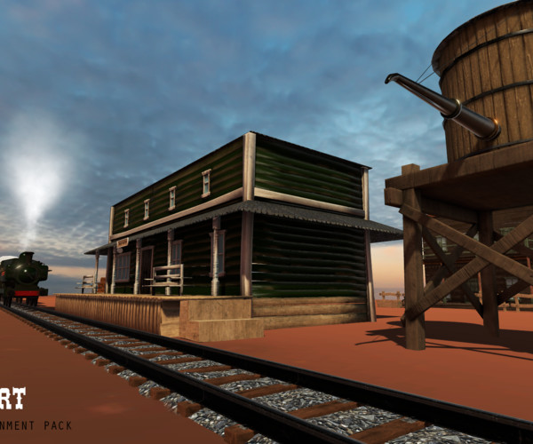 ArtStation - The Fort, A Wild West Environment Pack for the Unity ...
