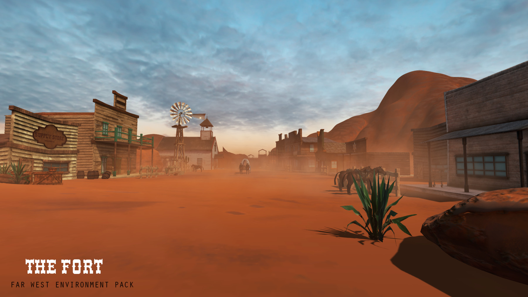 ArtStation - The Fort, A Wild West Environment Pack for the Unity ...