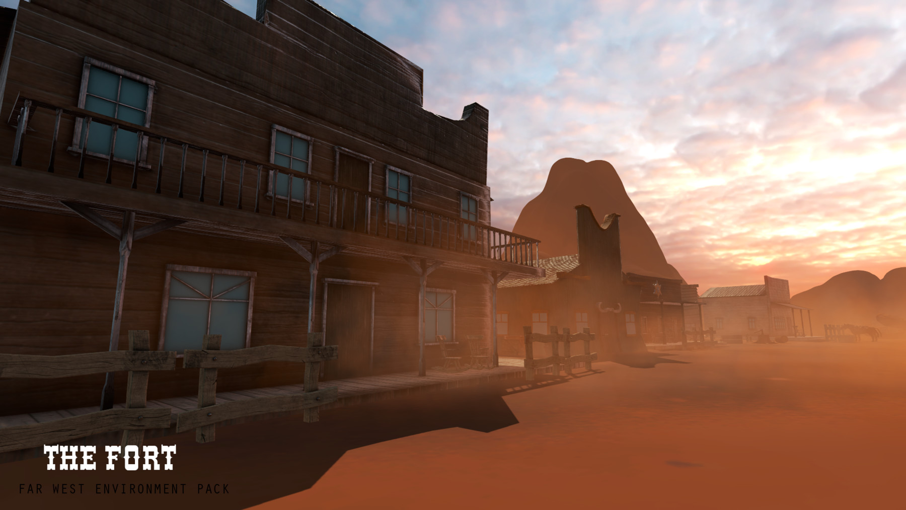 ArtStation - The Fort, A Wild West Environment Pack for the Unity ...