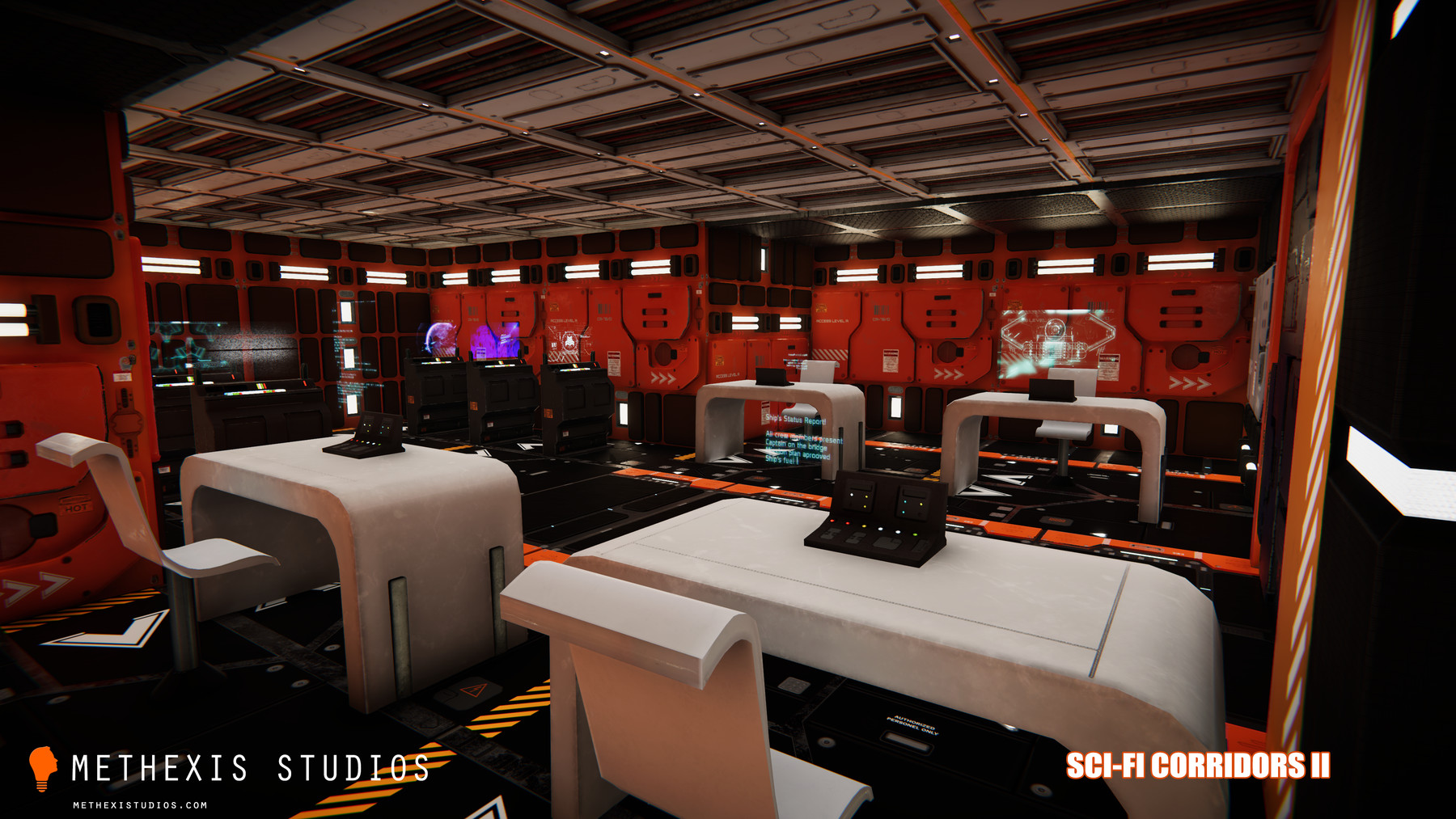ArtStation - Sci-Fi Corridors II for the Unity engine | Game Assets