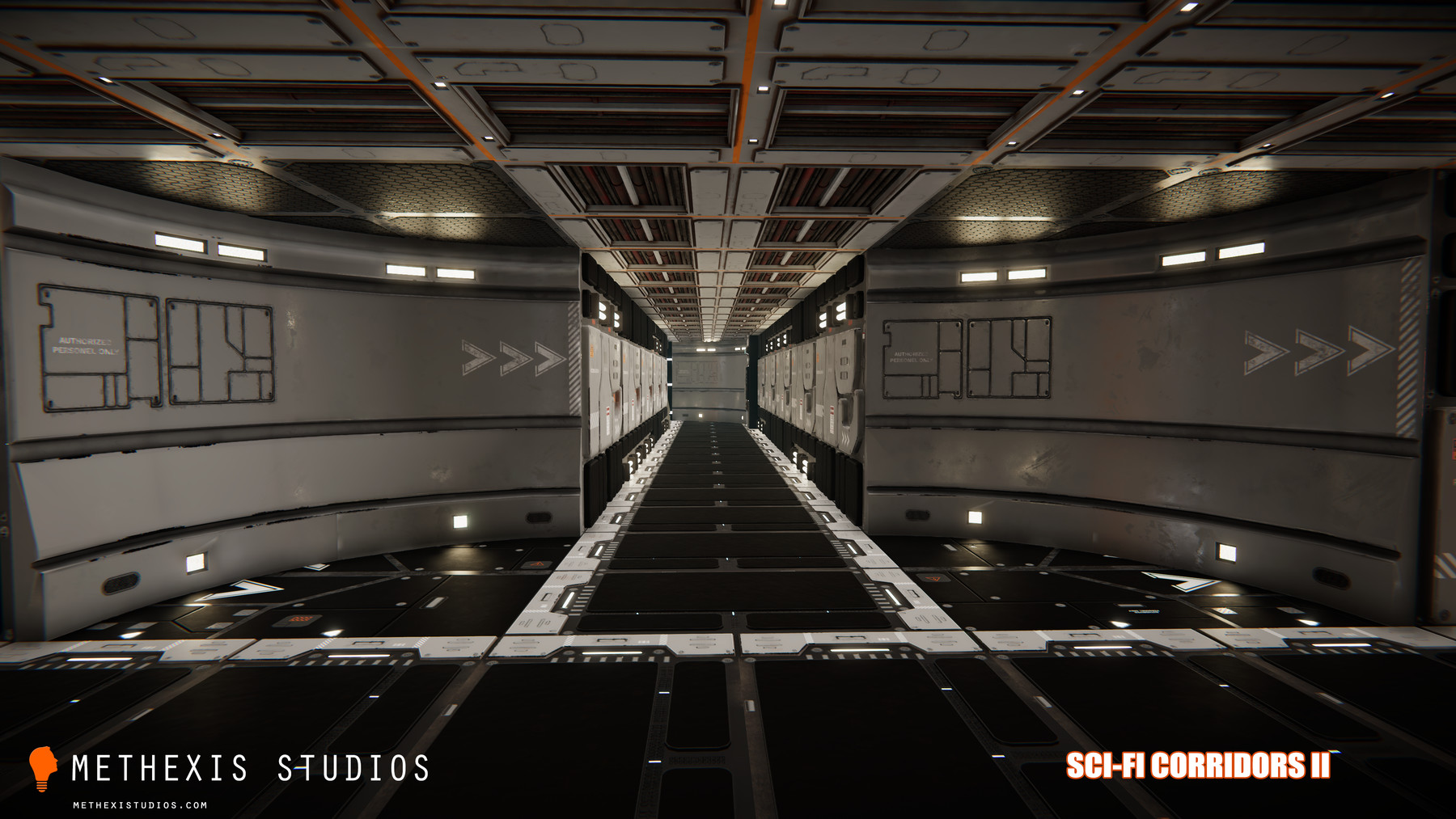 ArtStation - Sci-Fi Corridors II for the Unity engine | Game Assets