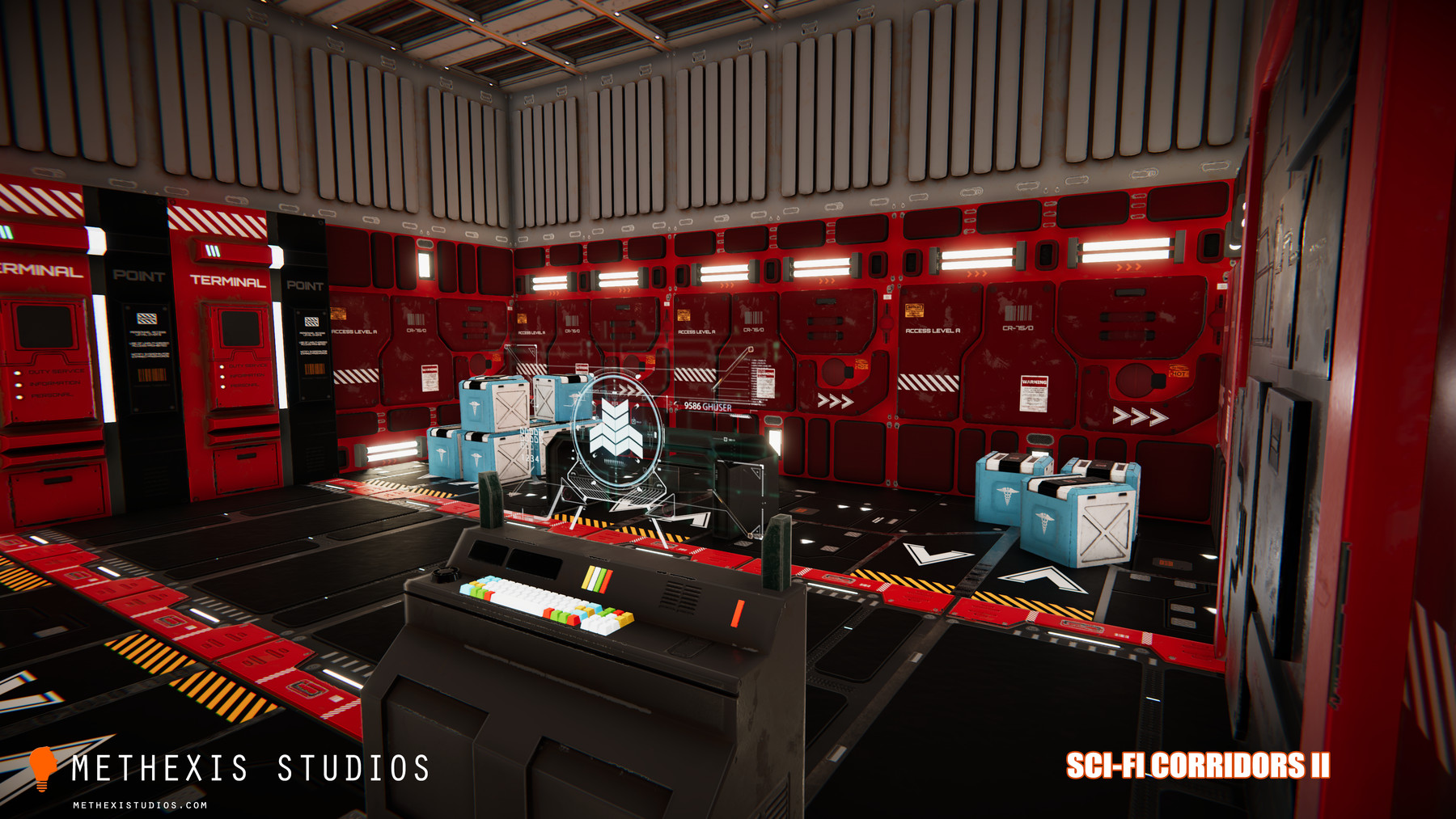 ArtStation - Sci-Fi Corridors II for the Unity engine | Game Assets