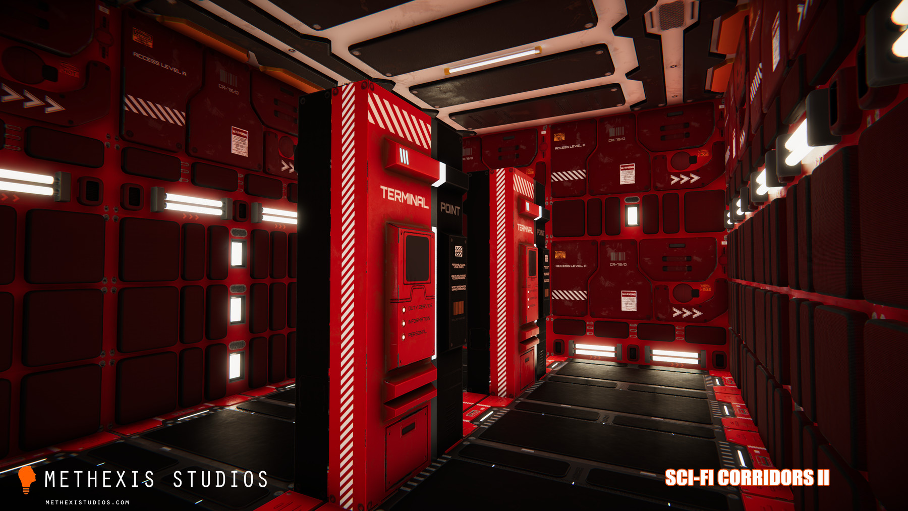 ArtStation - Sci-Fi Corridors II for the Unity engine | Game Assets