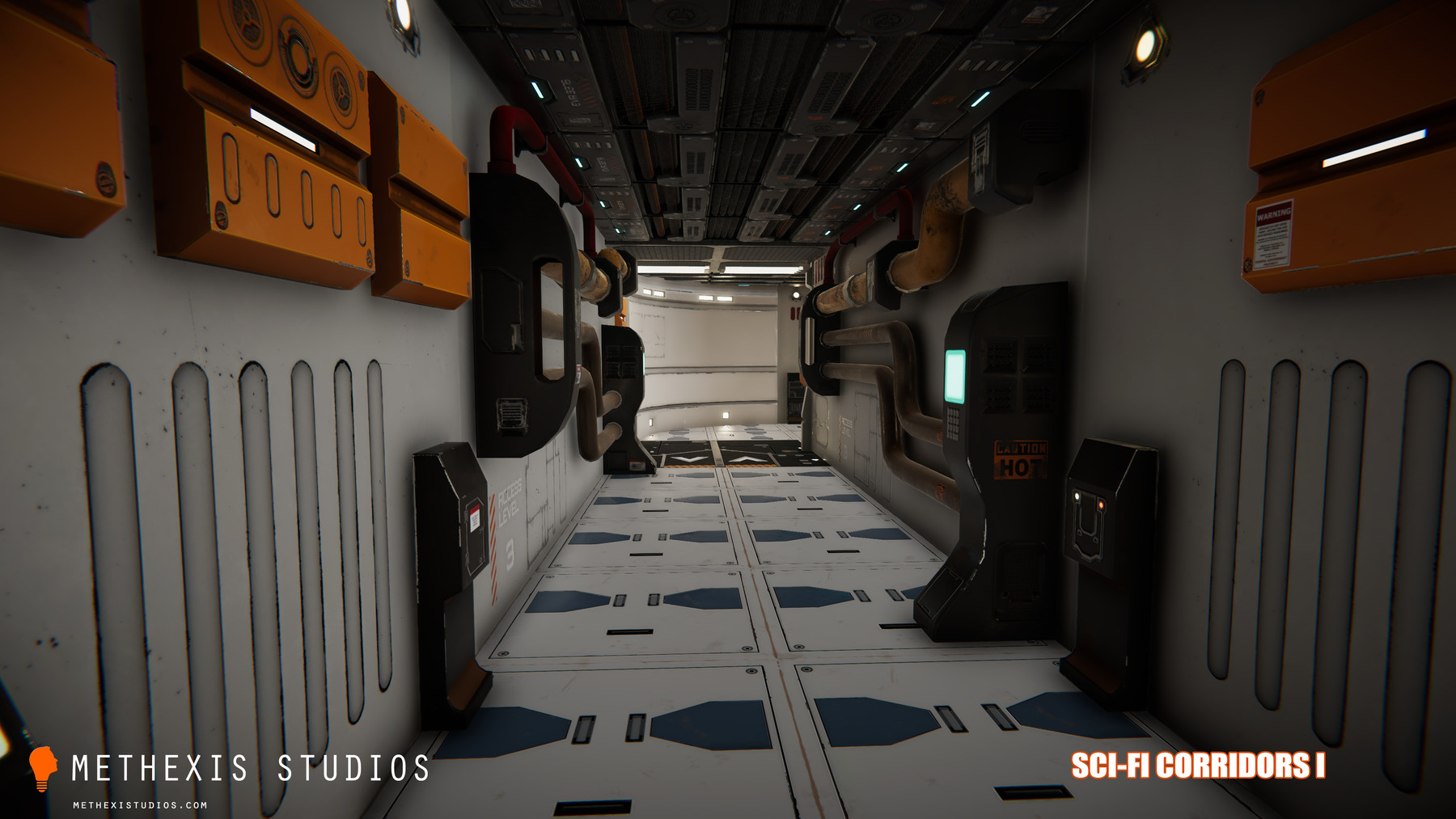 ArtStation - Sci-Fi Corridors I for the Unity engine | Game Assets