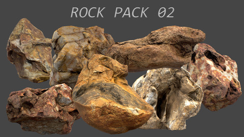 ArtStation - Rock Alpha Pack | Brushes