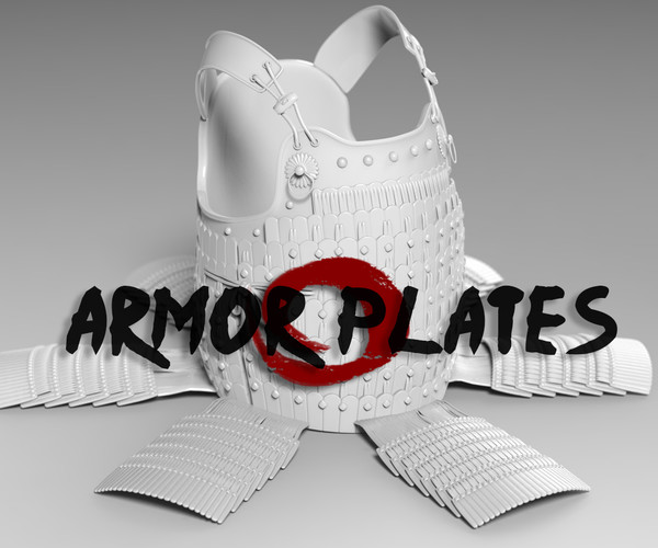 ArtStation - Samurai Kit - Armor Plates | Resources