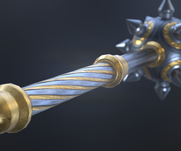 ArtStation - Medieval - Mace 1 - Models & Textures | Game Assets