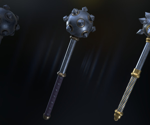 ArtStation - Medieval - Mace 1 - Models & Textures | Game Assets