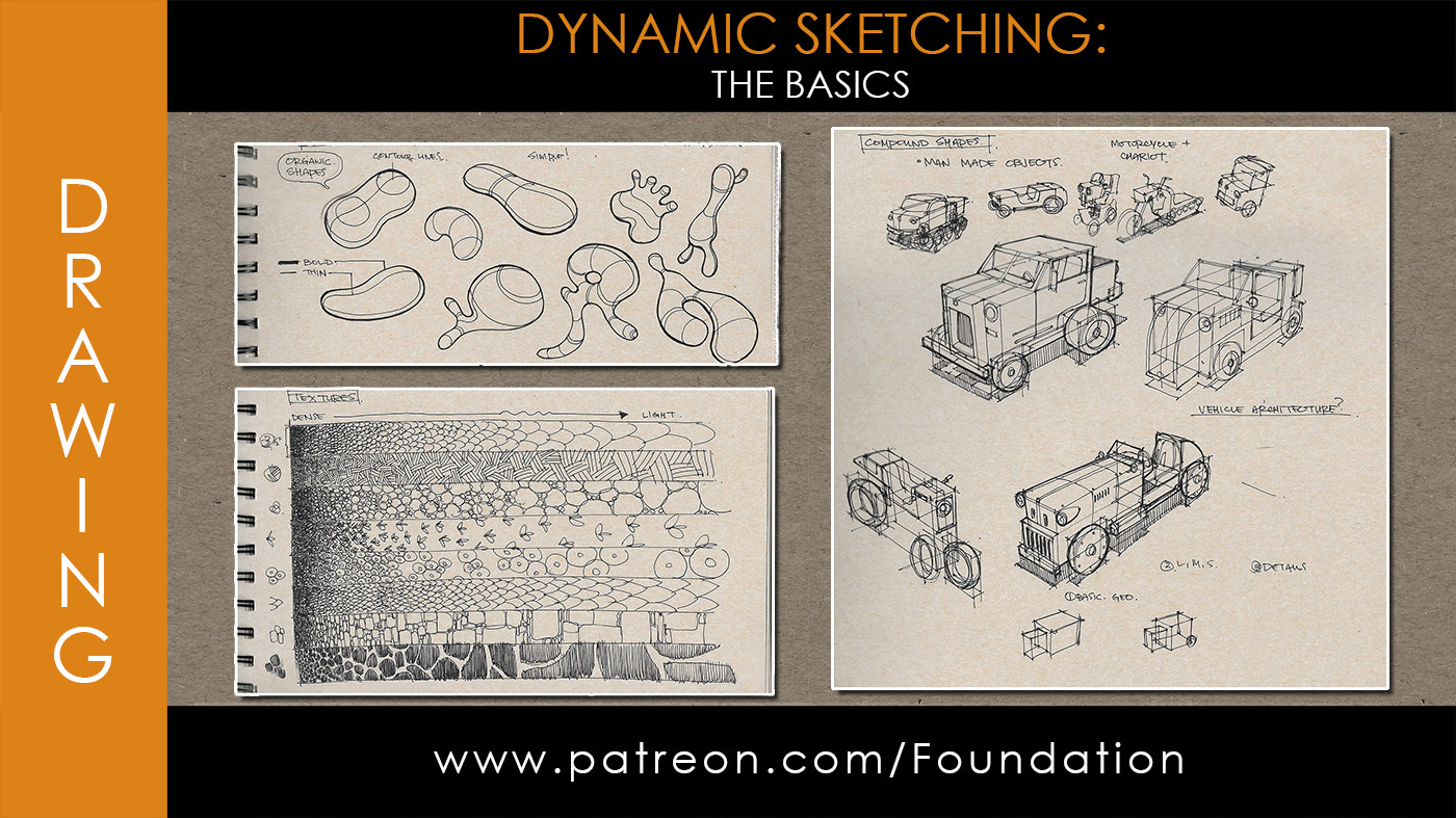 ArtStation - Foundation Art Group - Dynamic Sketching: Basics | Tutorials