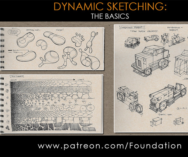 ArtStation - Foundation Art Group - Dynamic Sketching: Basics | Tutorials