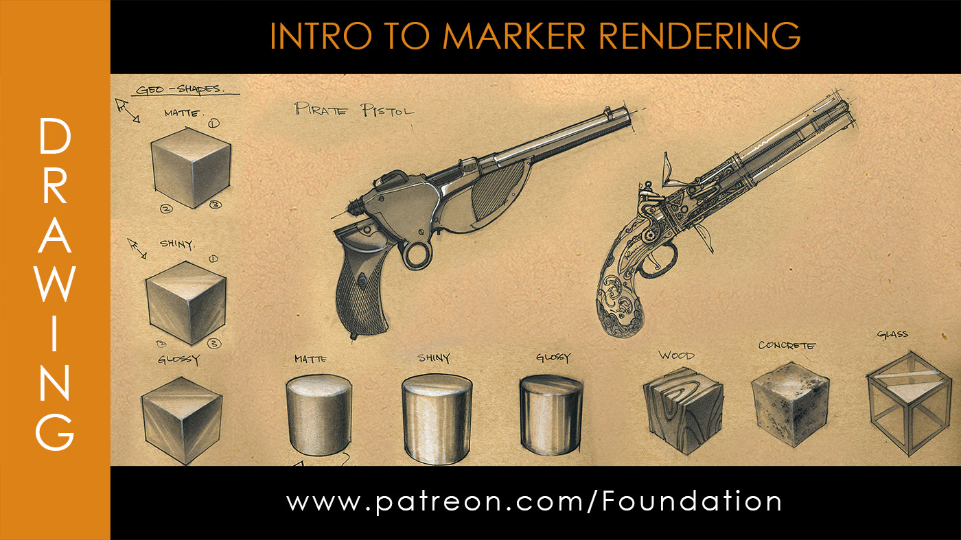 ArtStation - Foundation Art Group - Intro to Marker Rendering | Tutorials