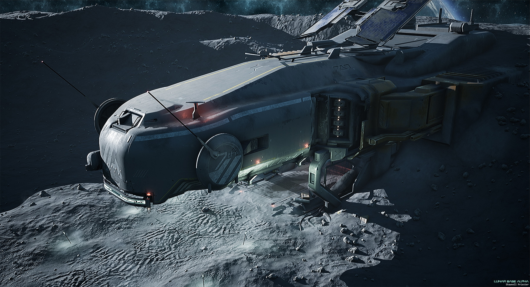 ArtStation - Creating A Unique Environment in Unreal 4 - Lunar Base Alpha Tutorial | Tutorials