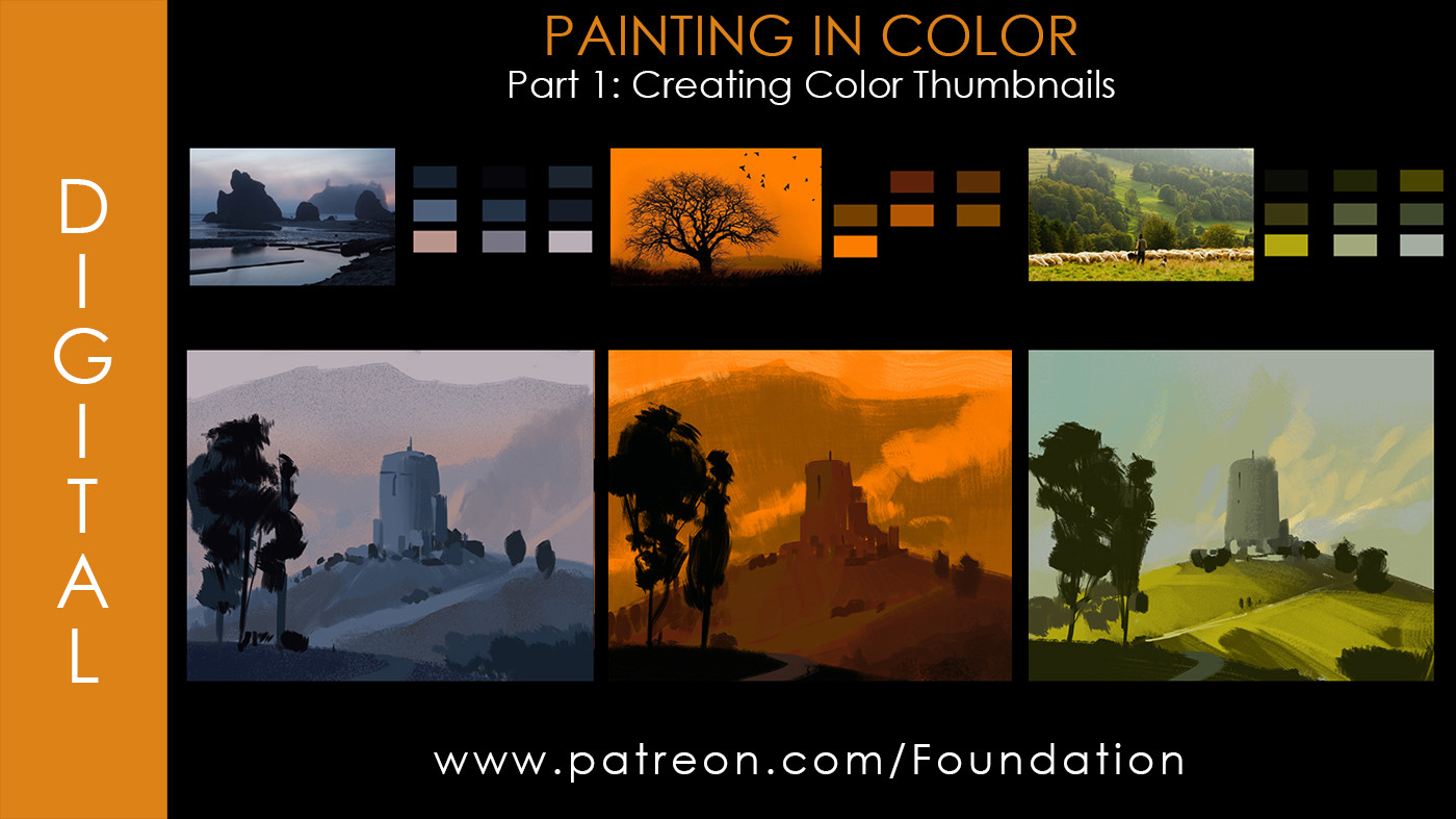 ArtStation - Foundation Art Group - Painting in Color: Creating Color ...