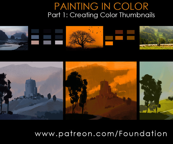 ArtStation - Foundation Art Group - Painting in Color: Creating Color ...