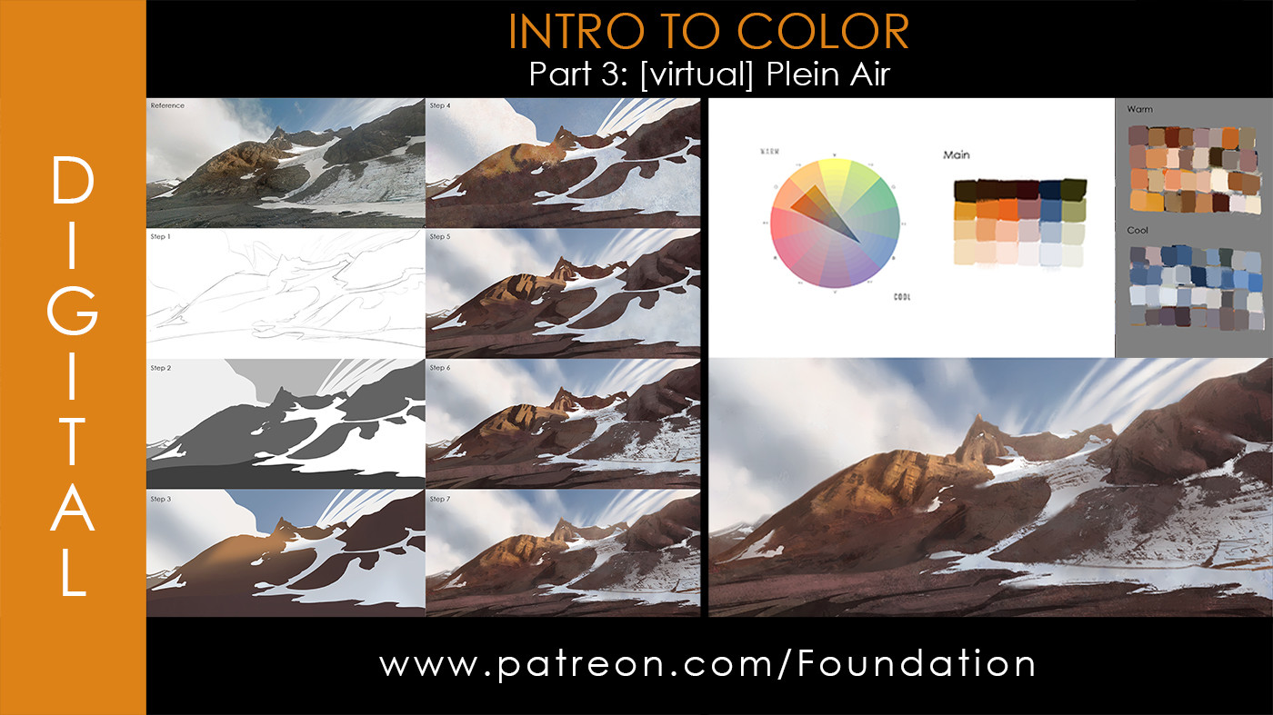ArtStation - Foundation Art Group - Intro to Color - Part 3: [virtual ...