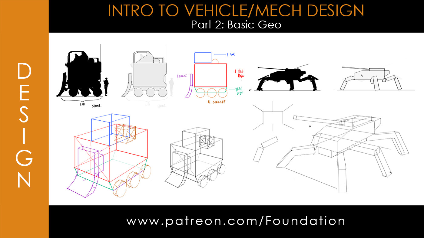 ArtStation - Foundation Art Group - Intro to Vehicle & Mech Design ...