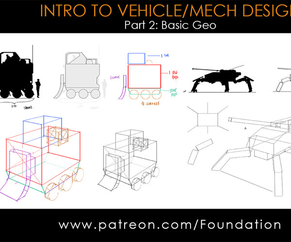 ArtStation - Foundation Art Group - Intro to Vehicle & Mech Design ...