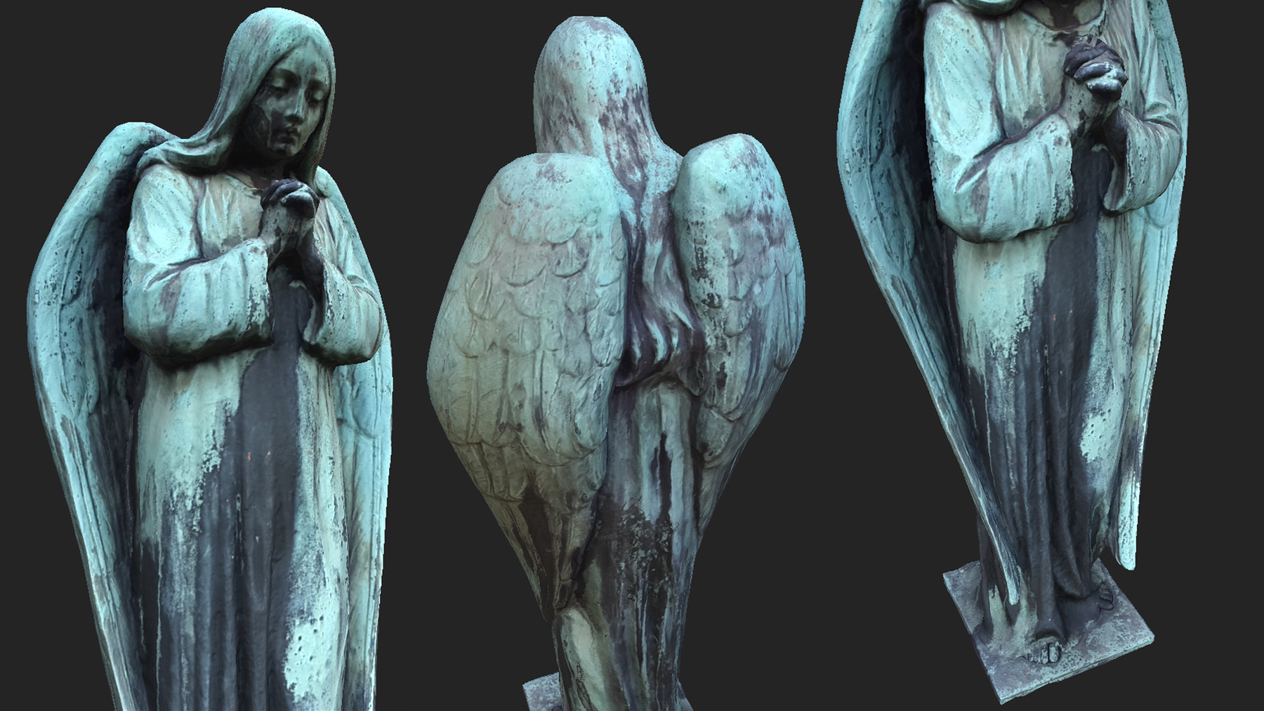 ArtStation - Old Angel Statue PBR | Resources