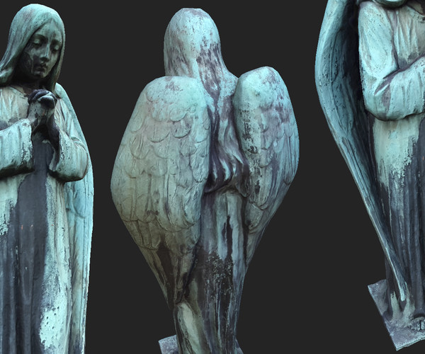 ArtStation - Old Angel Statue PBR | Resources
