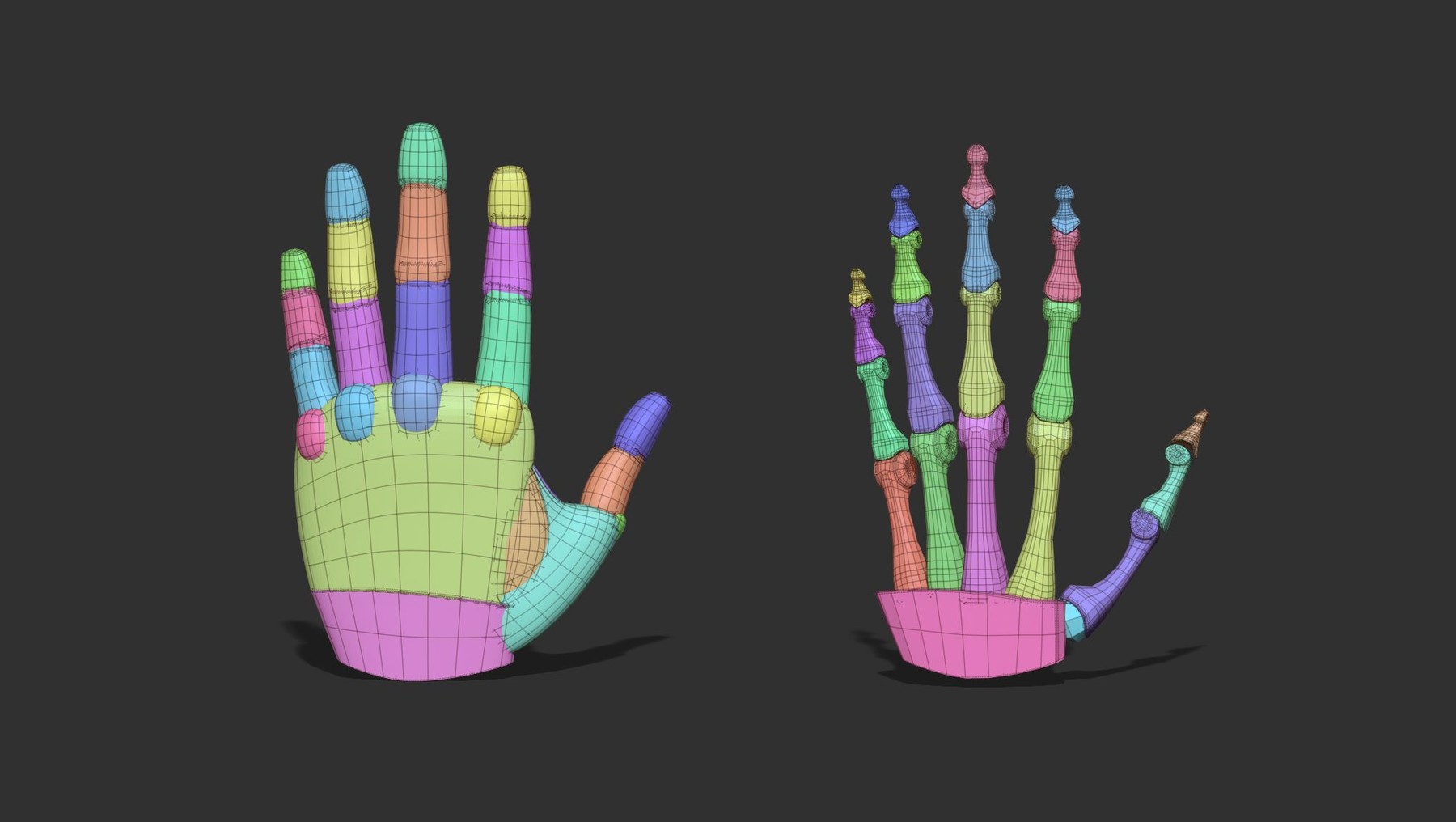 ArtStation - IMM Hand Blockout v2 | Brushes