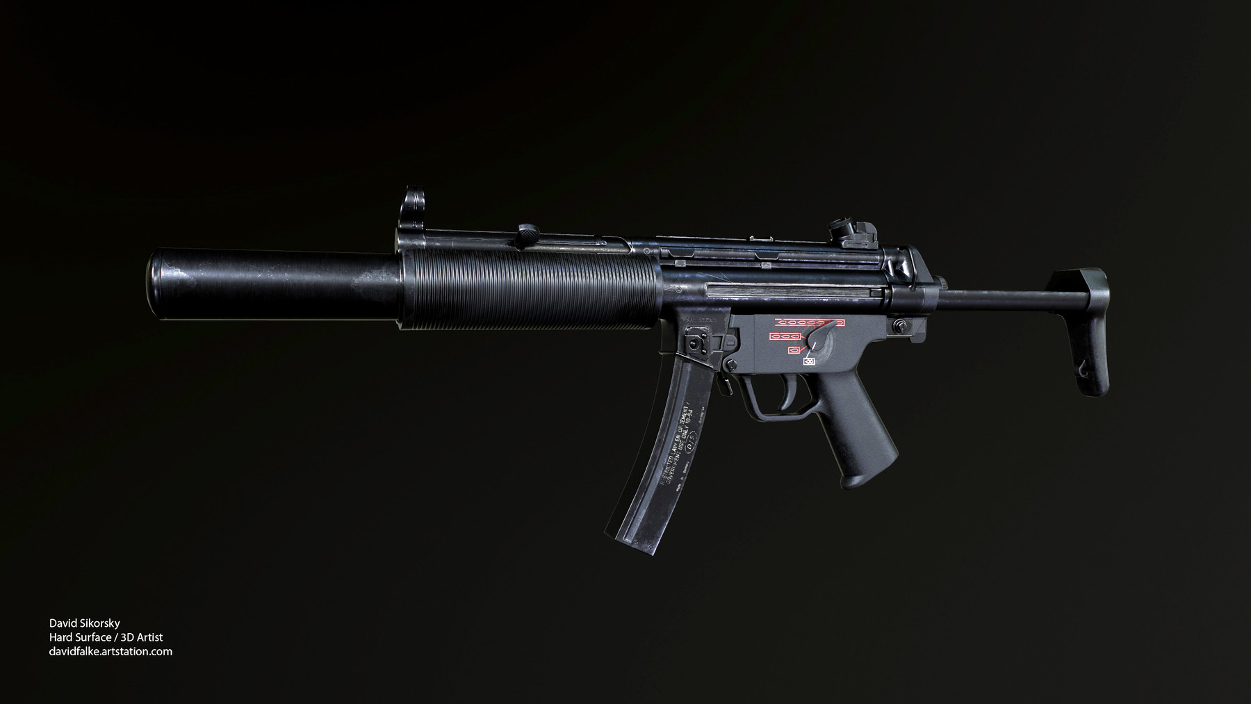 ArtStation - Modular MP5 SD - Gameready - Fully Textured - Extended ...
