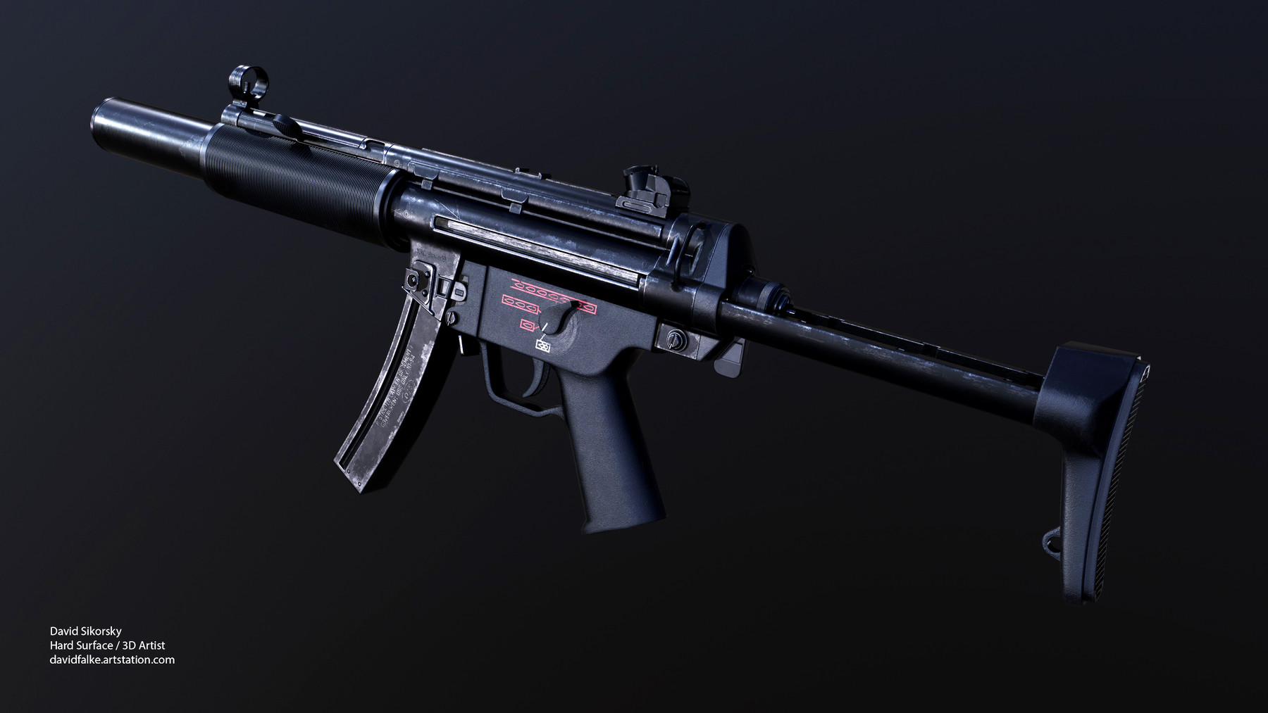 ArtStation - Modular MP5 SD - Gameready - Fully Textured - Extended ...