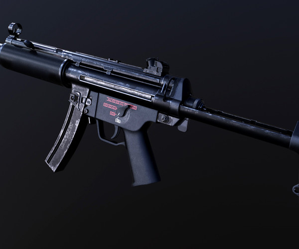 ArtStation - Modular MP5 SD - Gameready - Fully Textured - Extended ...