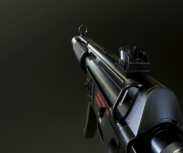 ArtStation - Modular MP5 SD - Gameready - Fully Textured - Extended ...