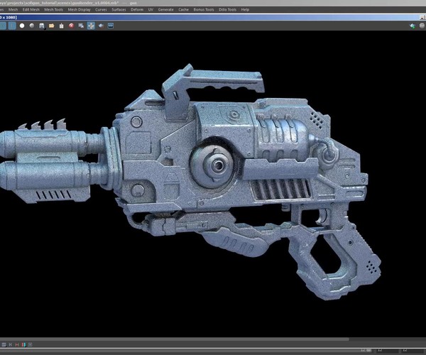 ArtStation - Alien gun texturing and rendering tutorial - Substance ...