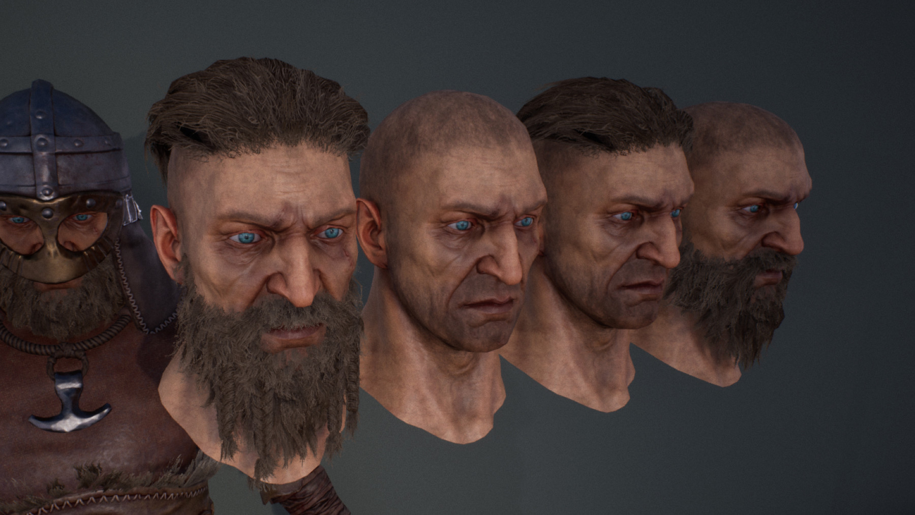 ArtStation - Viking Warriors characters pack | Game Assets