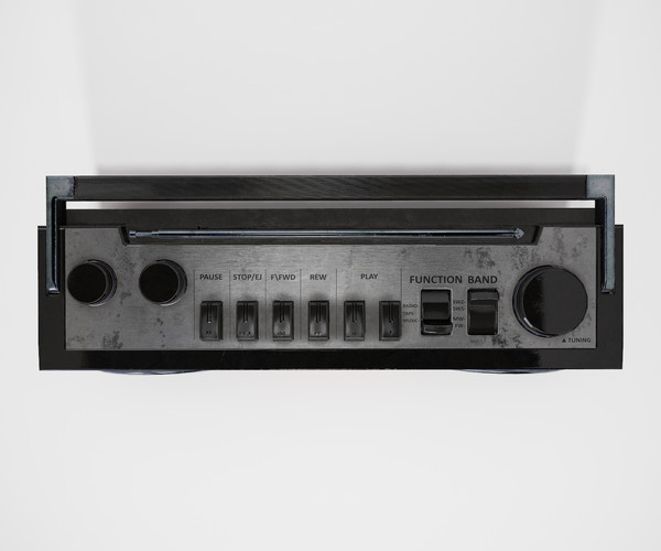 ArtStation - Boombox Retro VR / AR / low-poly 3D model | Resources