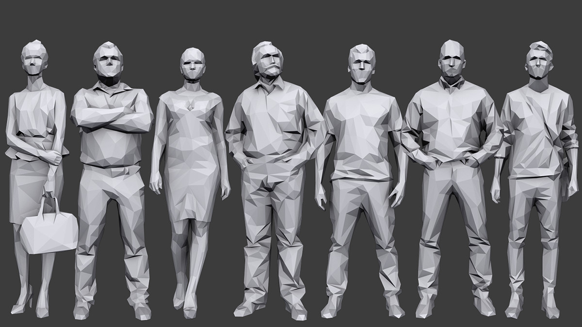 ArtStation - Complete Lowpoly People Pack | Resources